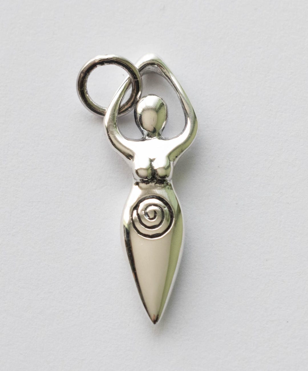 925 Sterling Silver Fertility Goddess Charm - Etsy