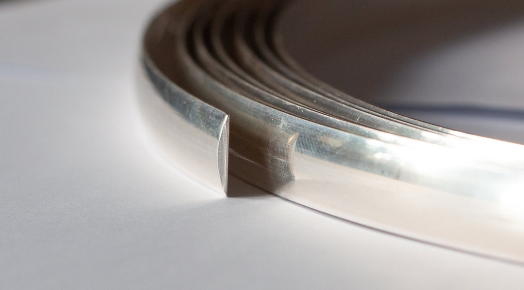 925 Sterling Silver Half-round Low-dome Wire (soft) - Etsy