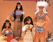 Items similar to Crochet Native American Fashion Dolls Pattern on Etsy