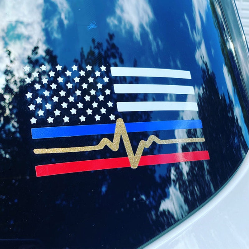 Thin Gold Line Decal - Etsy