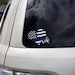 Thin Blue Line Flag Decal, Police Flag, Police Wife, Blue Lives Matter ...