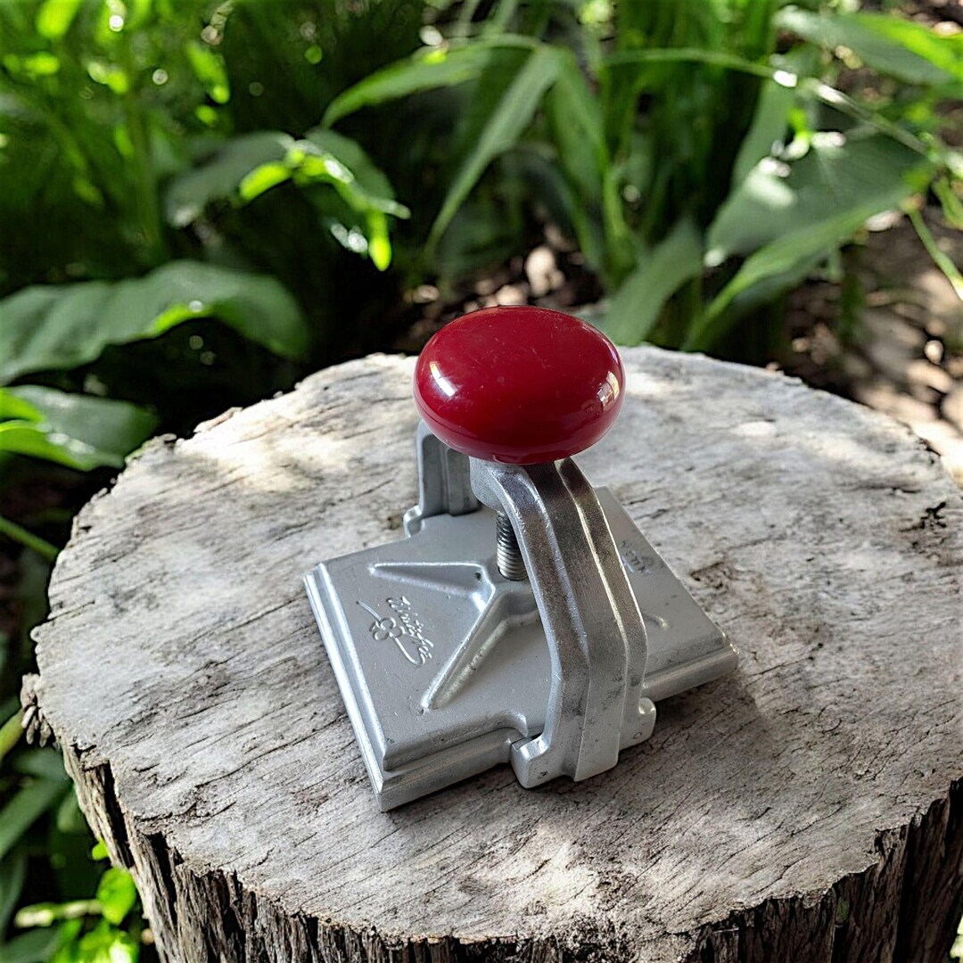 Vintage Thor White Ace Stamp Press Clamp With Red Knob - Etsy