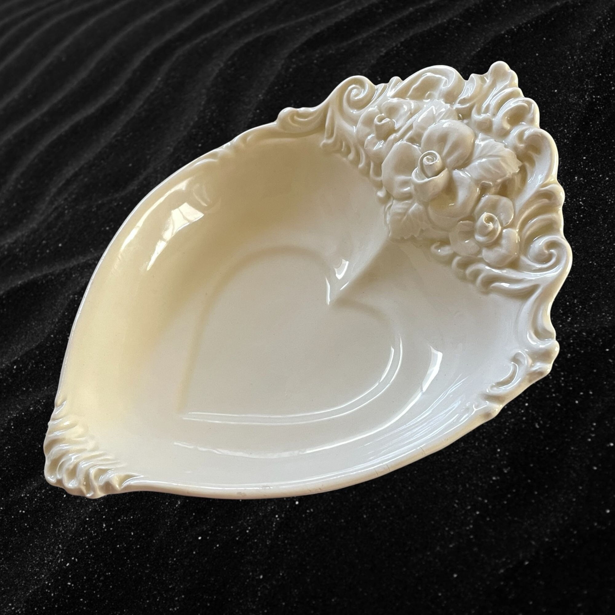Vintage White Candy Dish - Etsy