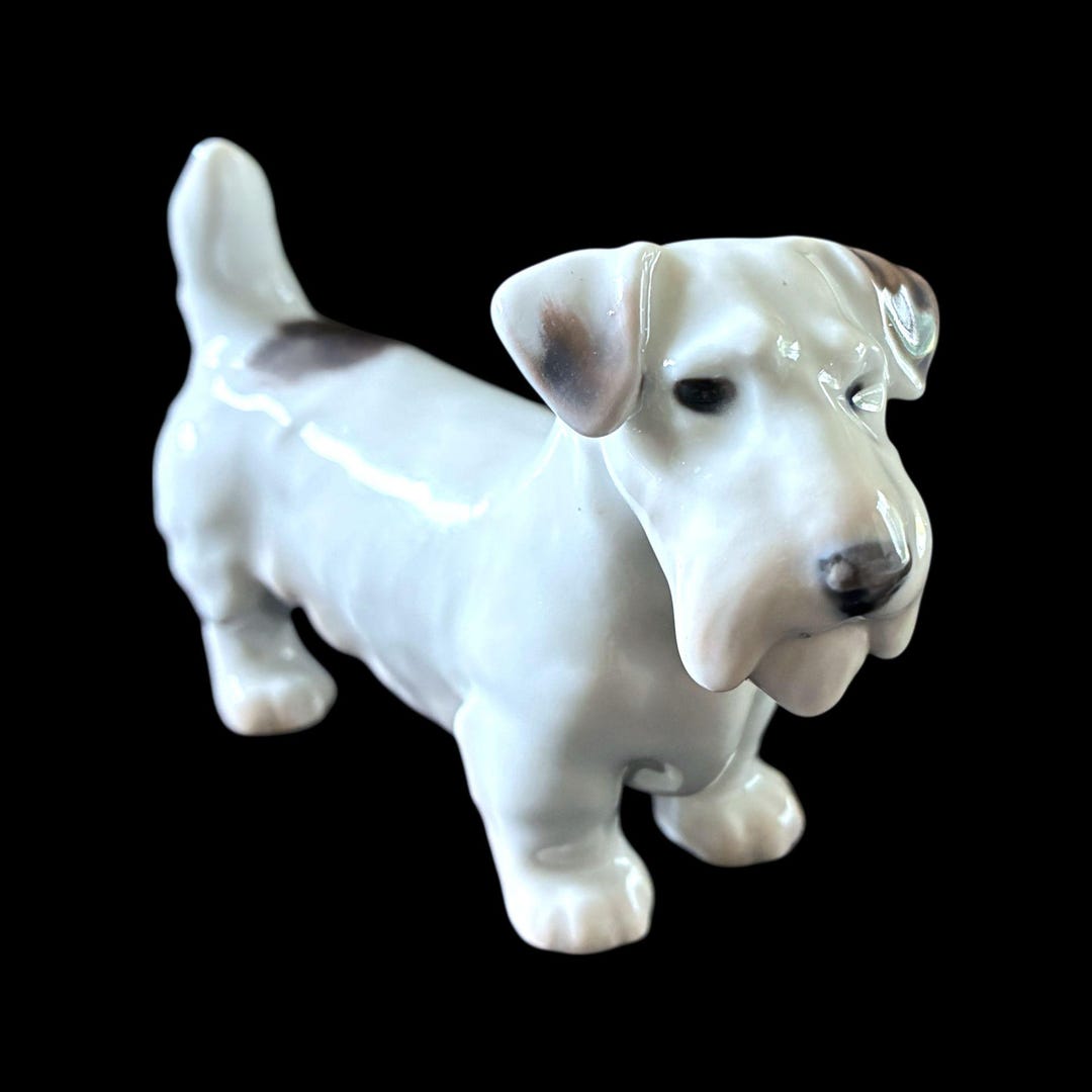 Early B & G Porcelain Sealyham Terrier Figurine 2071 B Bing and ...
