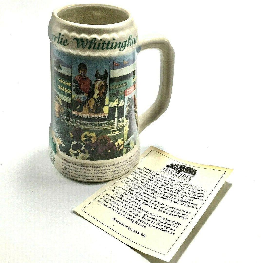 Oak Tree Stein 1995 Salutes Charlie Whittingham With Paper Santa Anita ...
