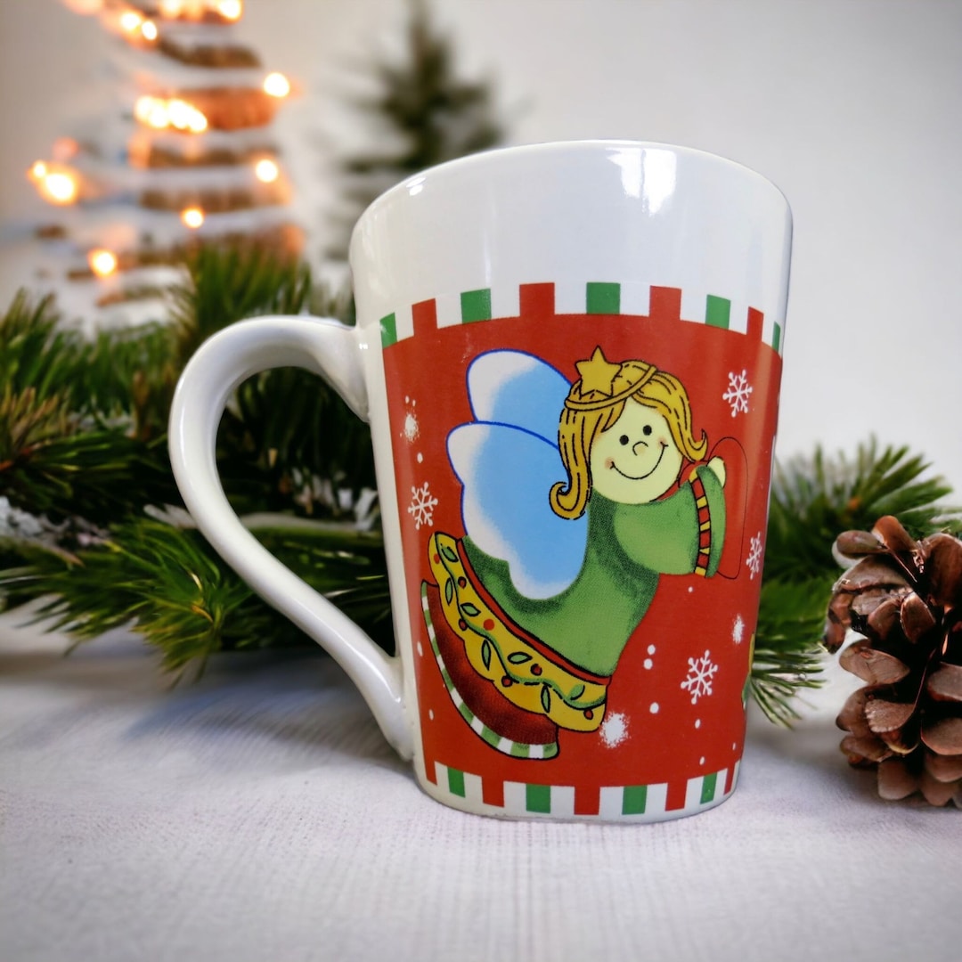 Christmas Angel Large Mug Ceramic Royal Norfolk 12 Oz - Etsy