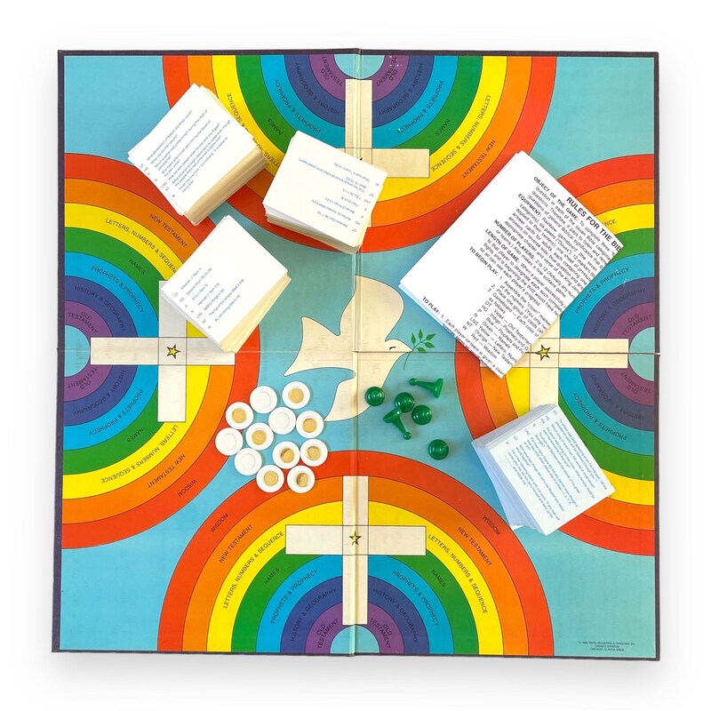 Bible Trivia Board Game - Etsy