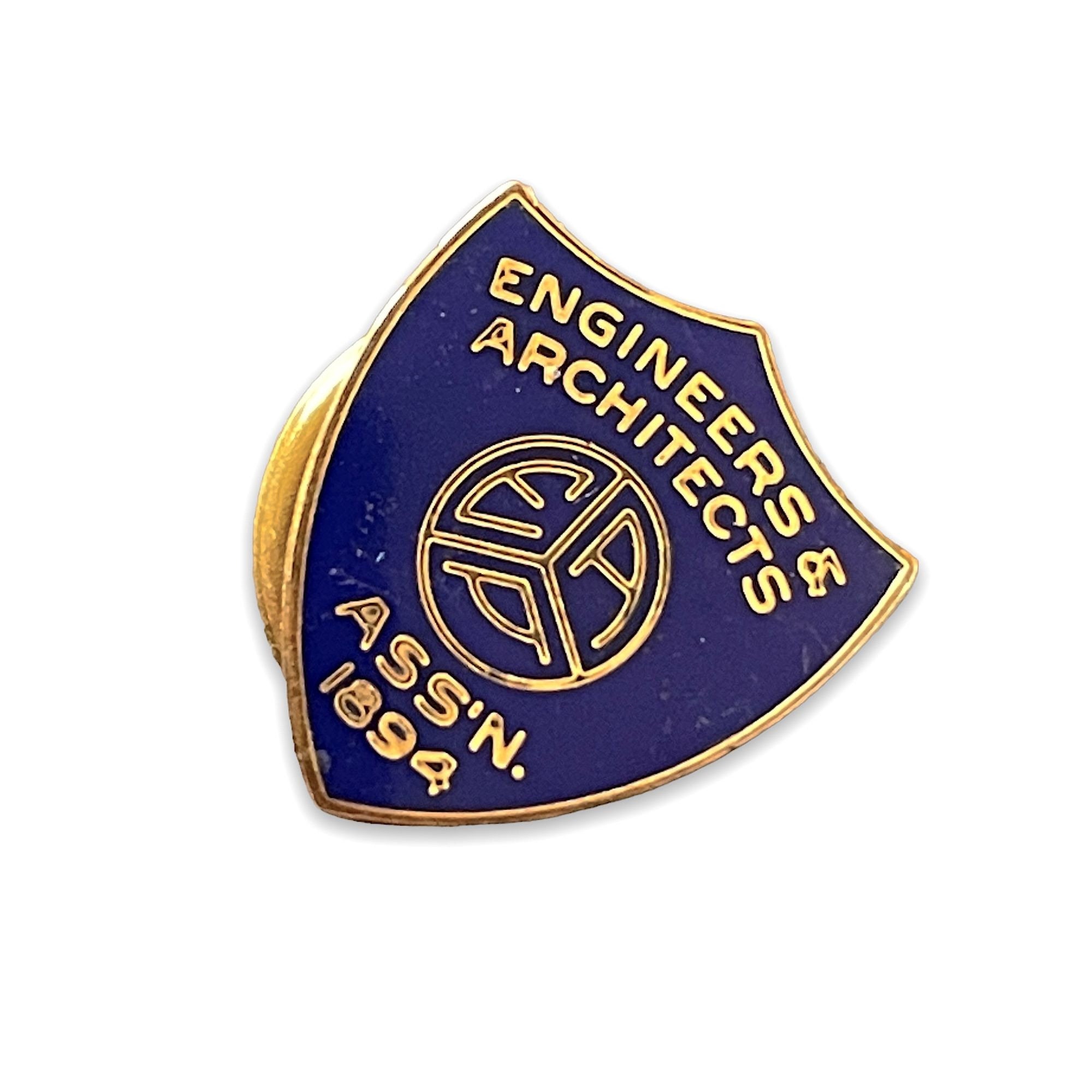 Vintage EAA Engineers Architects Assn 1894 Enamel Pin Badge LGB 10K GF ...