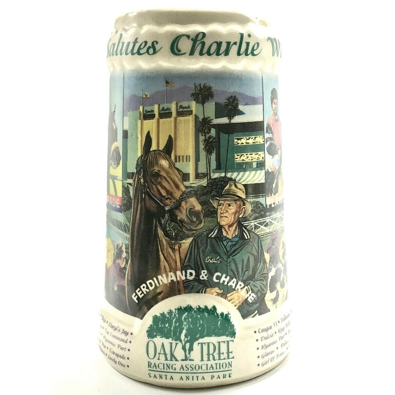 Oak Tree Stein 1995 Salutes Charlie Whittingham With Paper Santa Anita ...