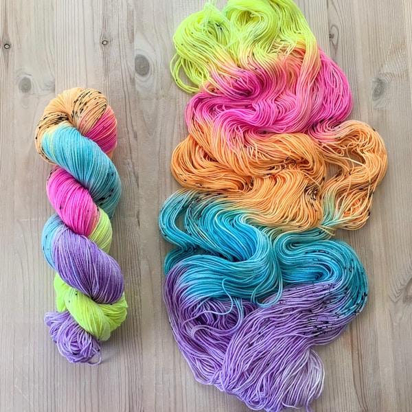 Rainbow Yarn - Etsy