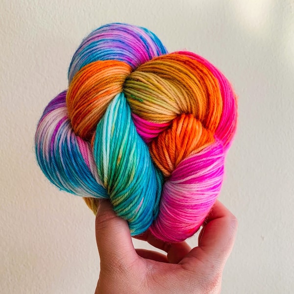 Bright Orange Yarn - Etsy