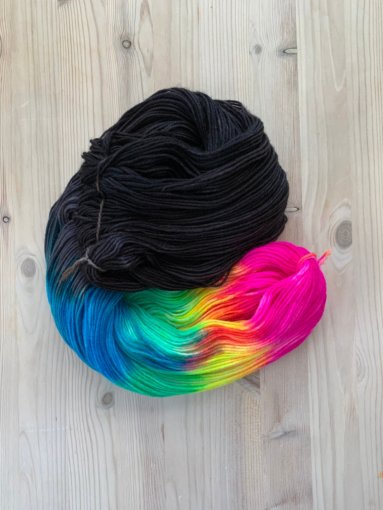 Sock Yarn - Aerostato (BLACK) | Mernino Wool - Italian Nylon (superwash ...