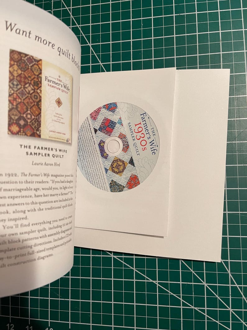 The Farmer’s Wife -1930s Sampler Quilt Book - Etsy