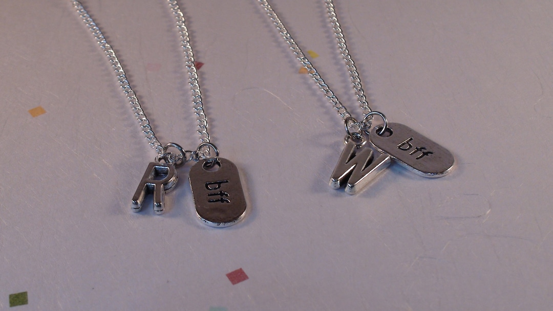 BEST FRIENDS FOREVER Necklaces Personalized Best Friends - Etsy