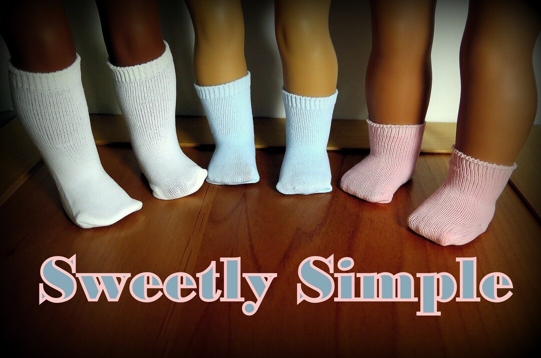 Sweetly Simple...just Pull on and Go! Simple Socks in Three Colors and ...