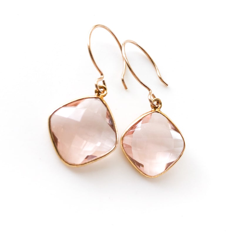 Peach Earrings - Etsy