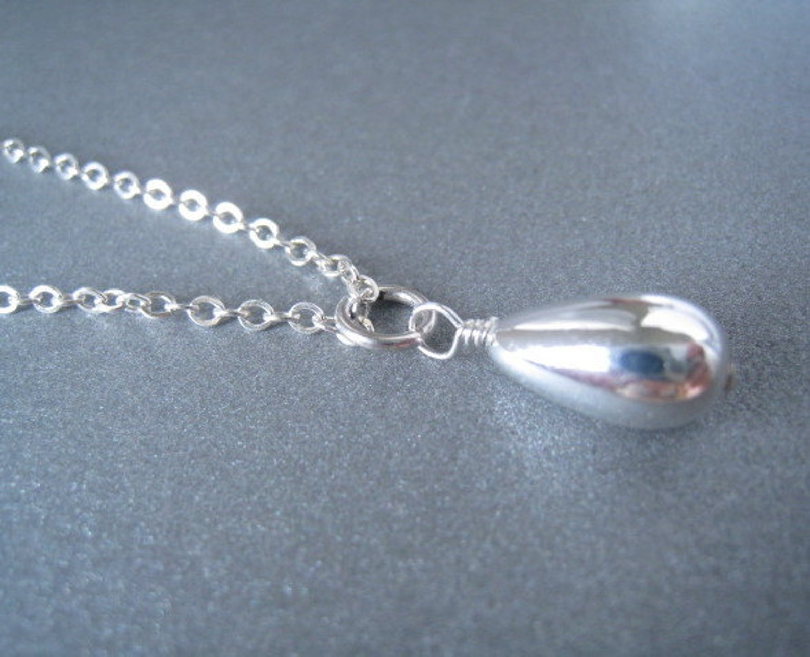 Sterling Silver Drop Earrings Minimalistic Sterling Drop | Etsy