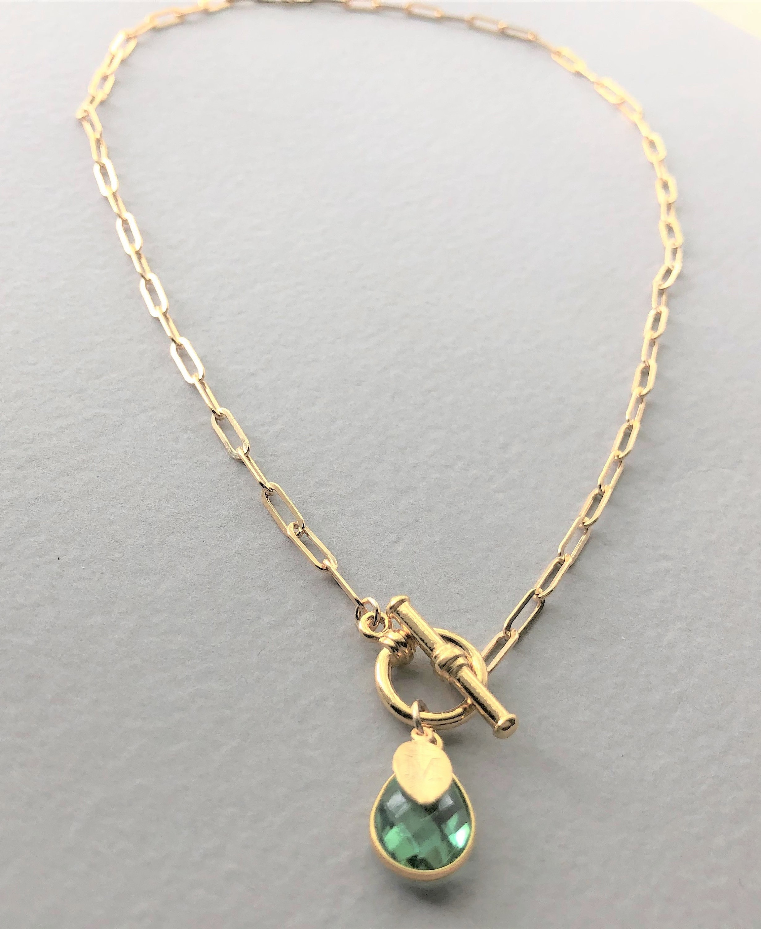 Personalized August Birthstone Necklace Peridot Birthstone | Etsy