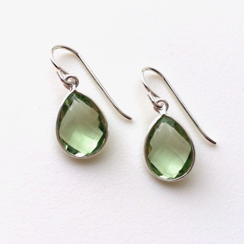 Green Earrings - Etsy