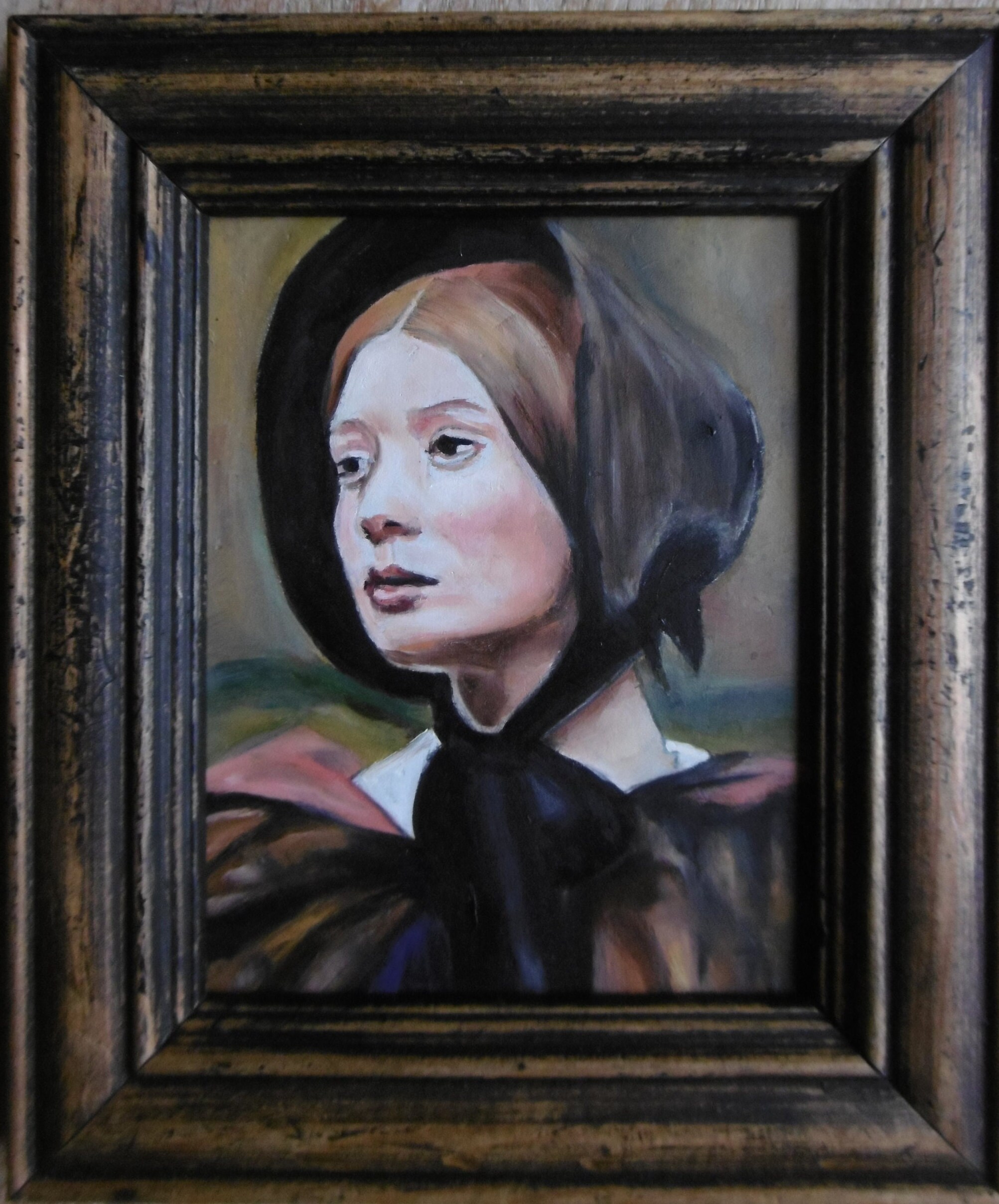 Vintage Self-Portrait Lithograph/ Self-Portraits/ Black and White ...