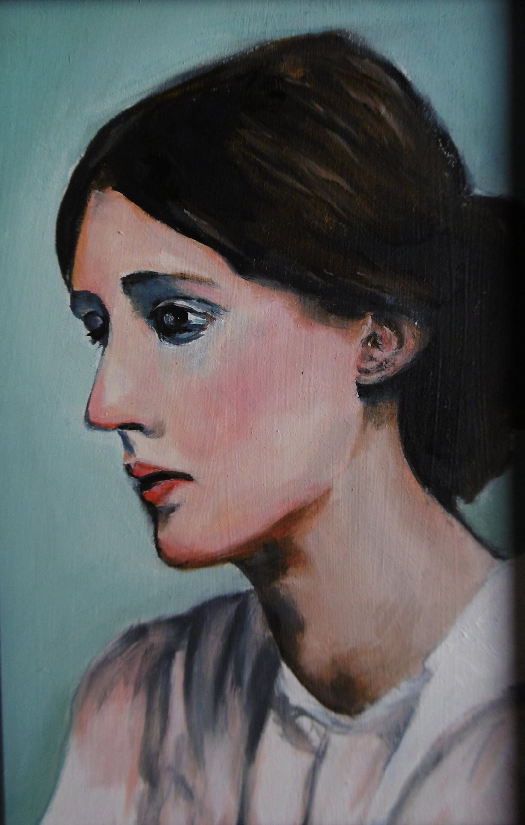 Small Portrait of Virginia Woolf Painted in Oils - Etsy UK