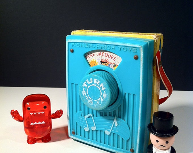 Vintage 1960s Fisher Price Frere Jacques Wind-up Music Box Pocket Radio ...