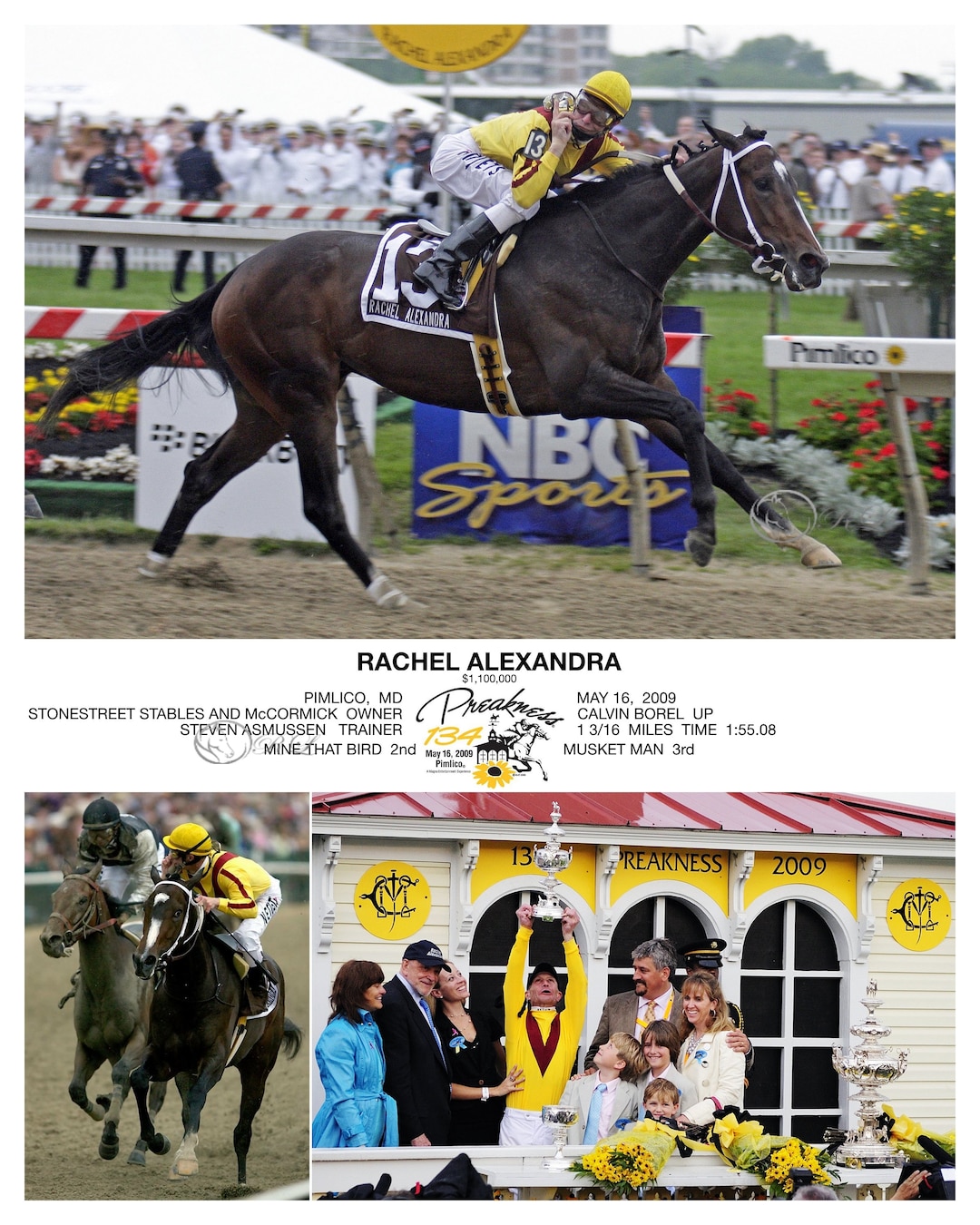 Rachel Alexandra Preakness Stakes 10 X 8 Composite Photo - Etsy