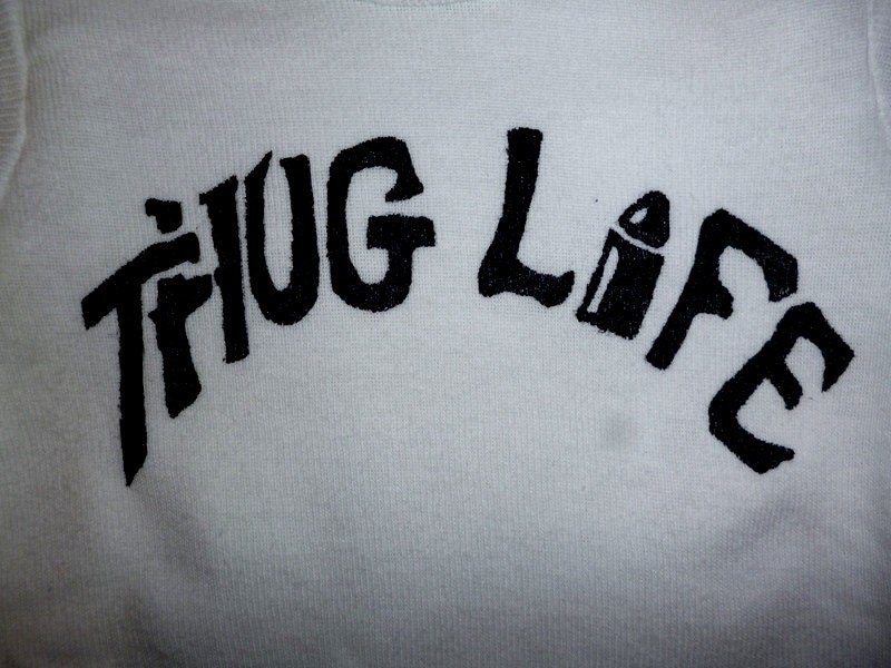 Thug Life Baby Bodysuit One Piece Infant Baby Shower / Newborn 3,6,9,12 ...