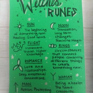 Witches Runes GYPSY - Etsy