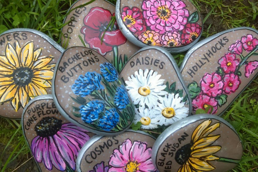 Flower Garden Markers - Etsy