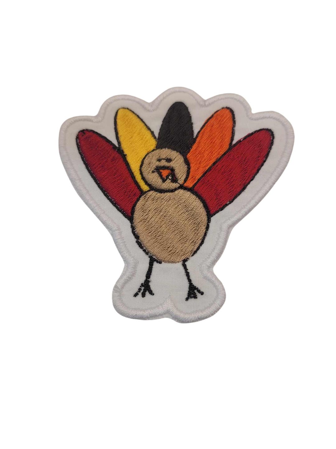 Turkey Iron on Patch, Thanksgiving Applique (3x3") - Etsy