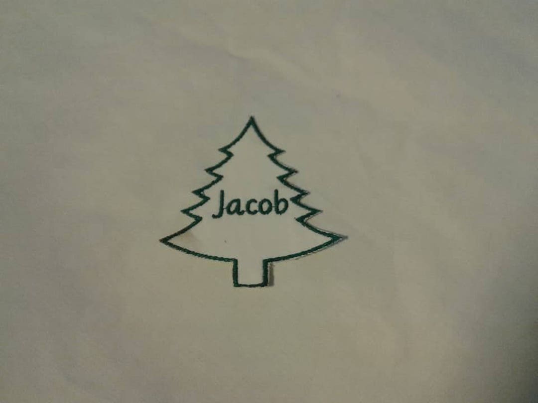 Custom Embroidered Christmas Tree Patch, Iron on or Sew On - Etsy