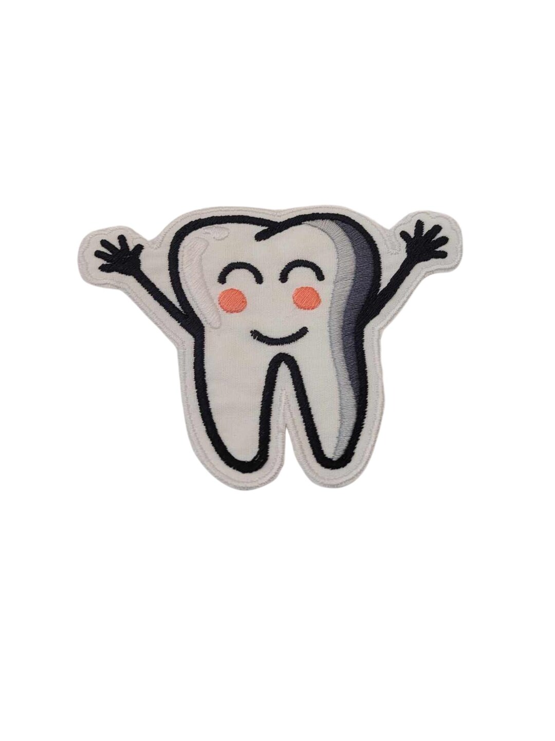 Happy Tooth Iron on Patch Fun Sew on Patch Teeth Patch - Etsy