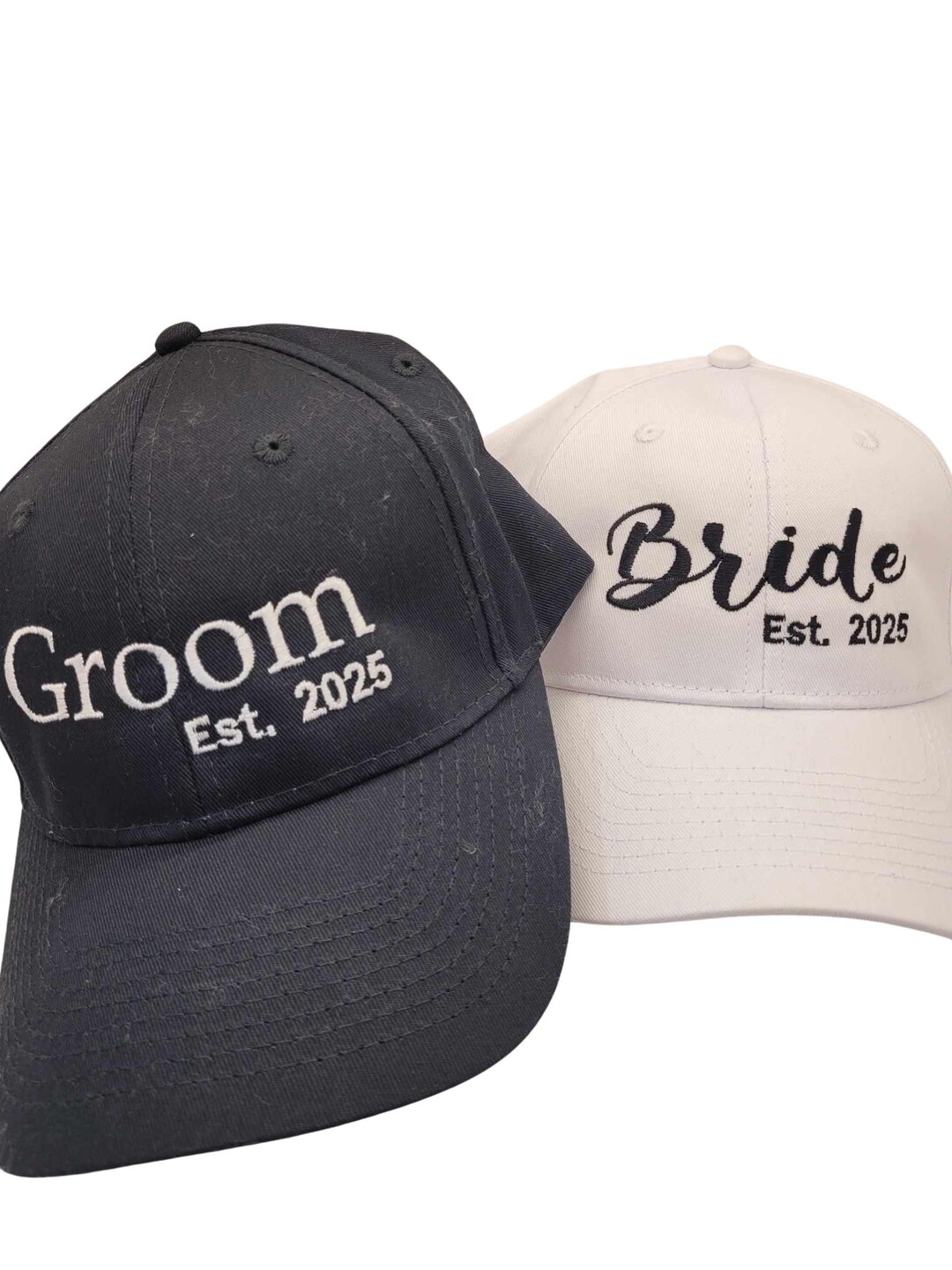 Bride and Groom Matching Baseball Hats Baseball Caps - Etsy