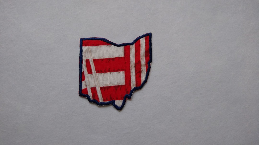 Ohio Flag Patch - Embroidered Iron on Applique - Etsy