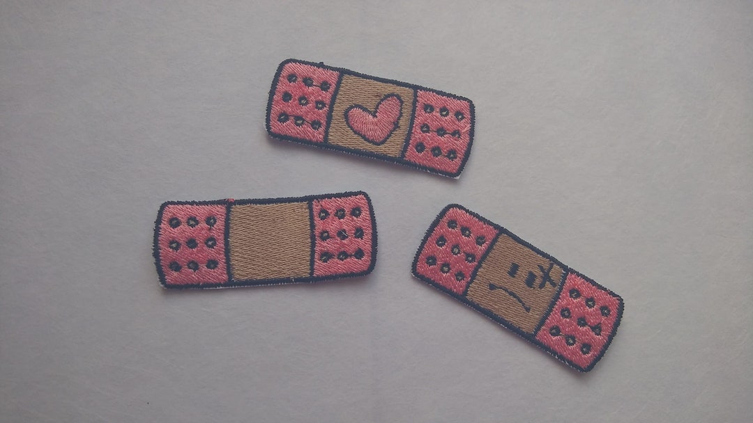 Bandage Iron on Patches Boo Boo Patch - Etsy