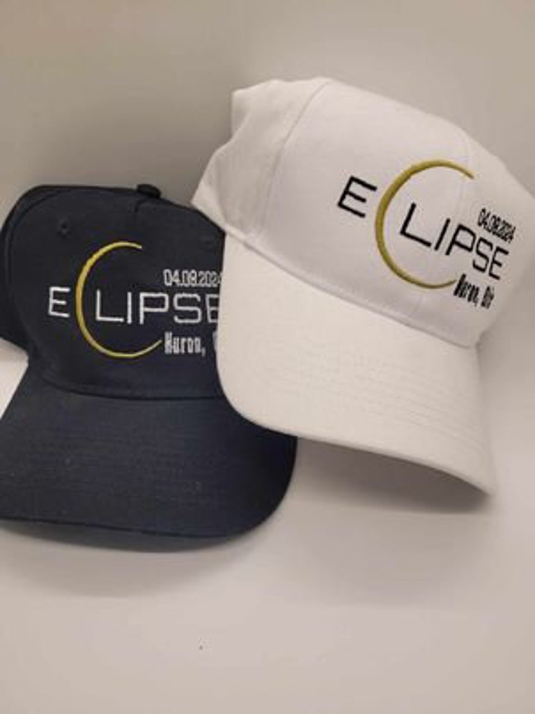 Eclipse Hats Custom Embroidered With City Name 4.08.2024 - Etsy