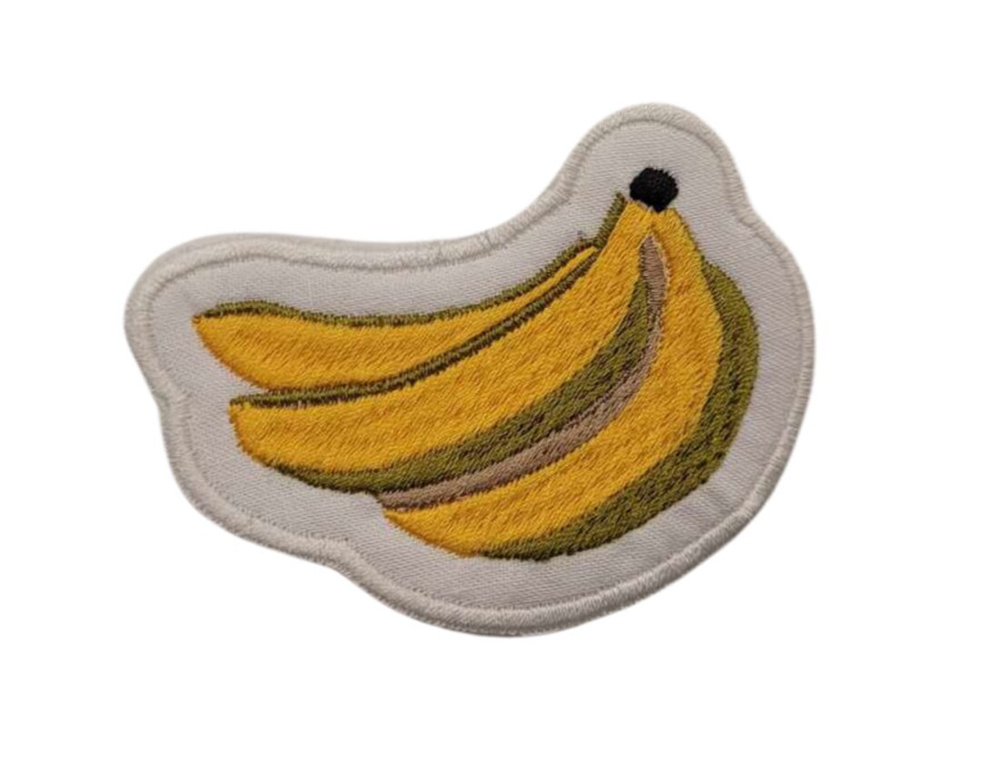 Banana Iron on Patch Bunch of Bananas Fun Jacket Patch Sew on Patch - Etsy