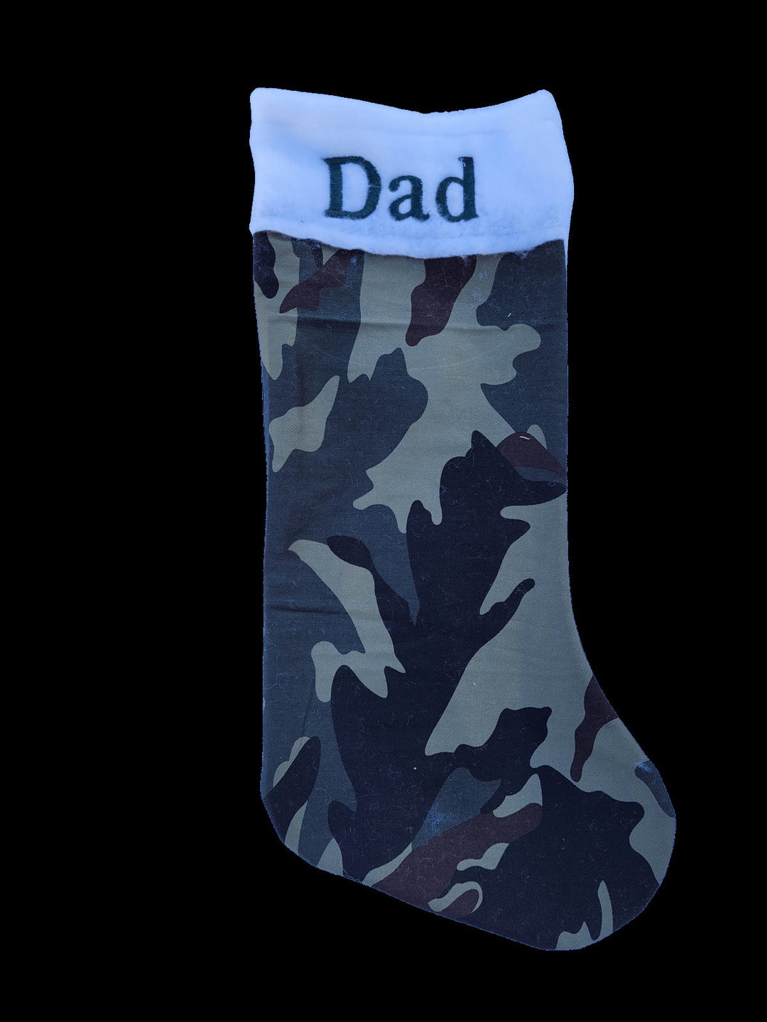 Military Army Camo Christmas Stocking Personalized & Embroidered ...