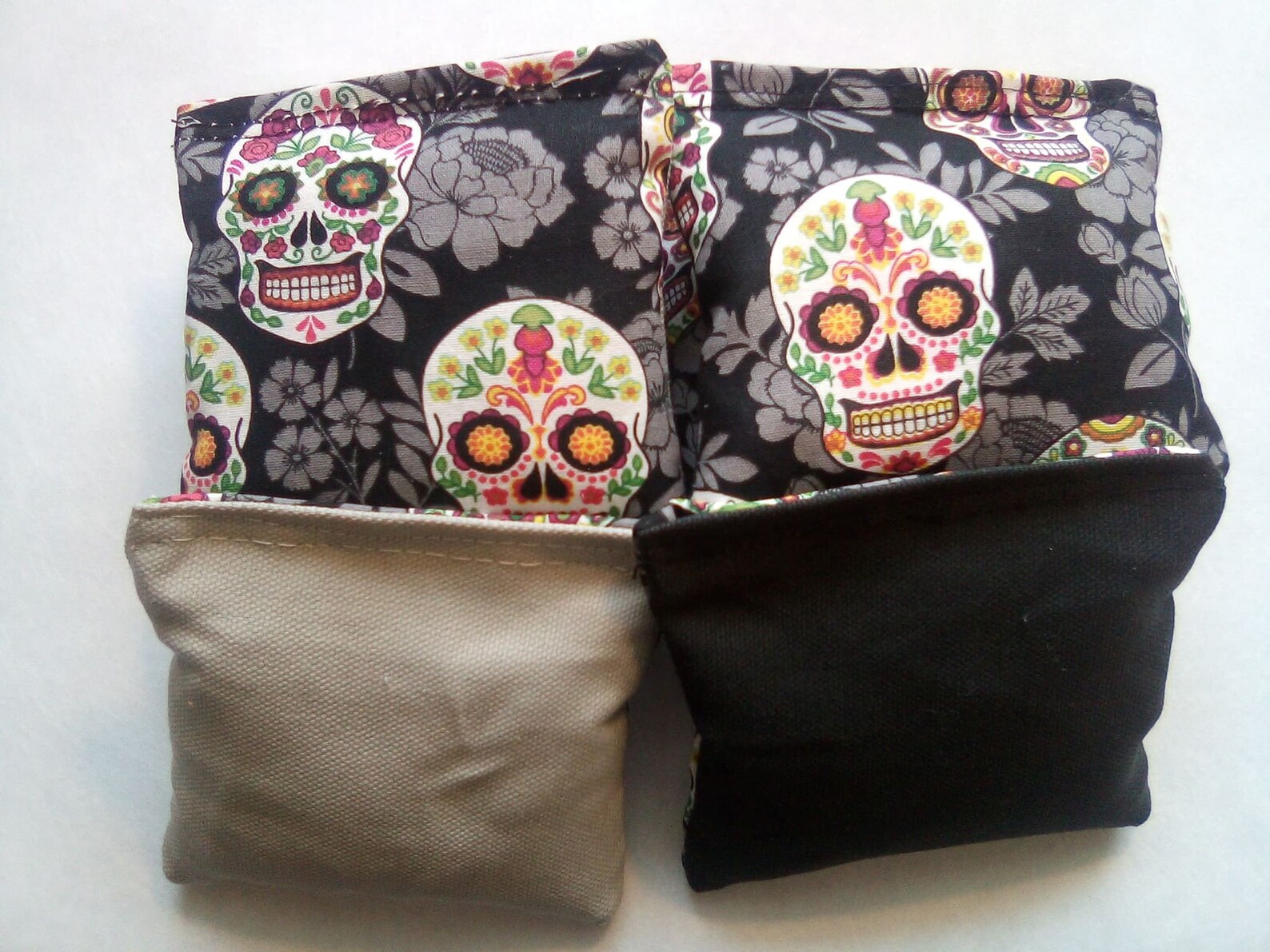 Sugar Skull Cornhole Bags Mini Cornhole Bags Mini Toss Bags Set of 8 - Etsy