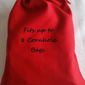 Cornhole Bag Carrying Case Draw String Bag Personalized Custom ...