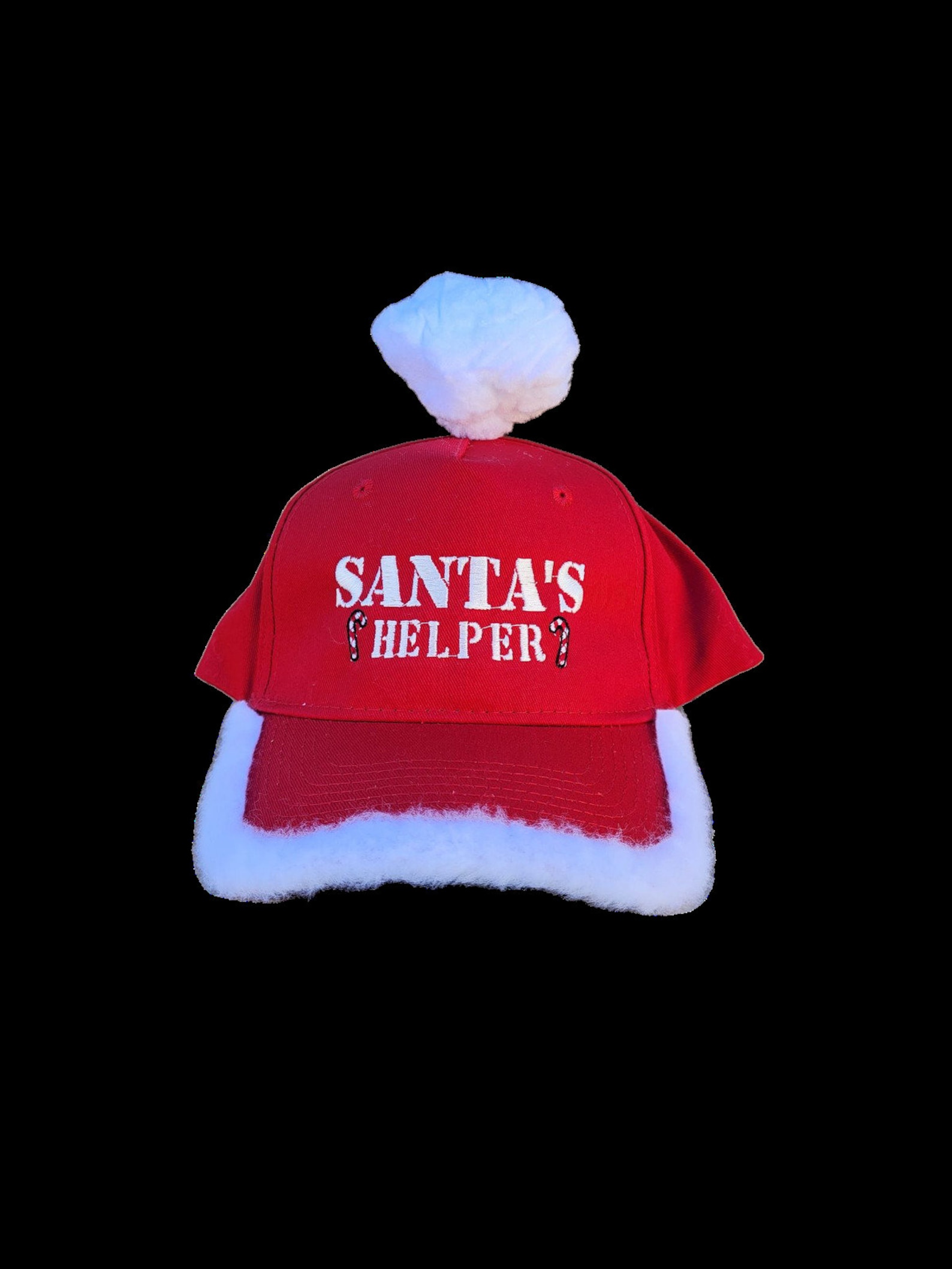 Santa Baseball Hats Youth Size Adult Size Custom Embroidered - Etsy