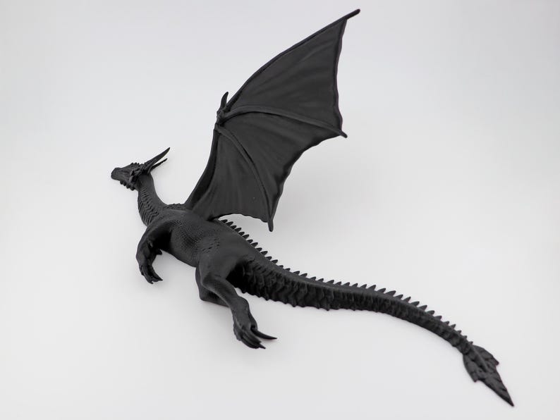 3D Flying Dragon Wall Decor: Fantasy Art Sculpture - Etsy
