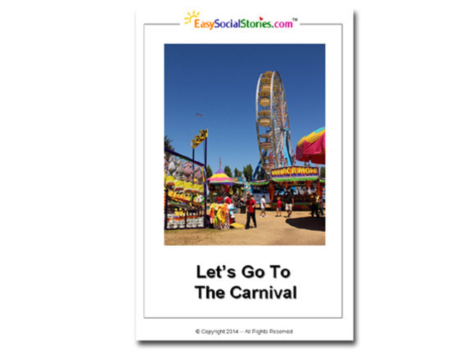 Let's Go to the Carnival Easy Social Story - Etsy Hong Kong
