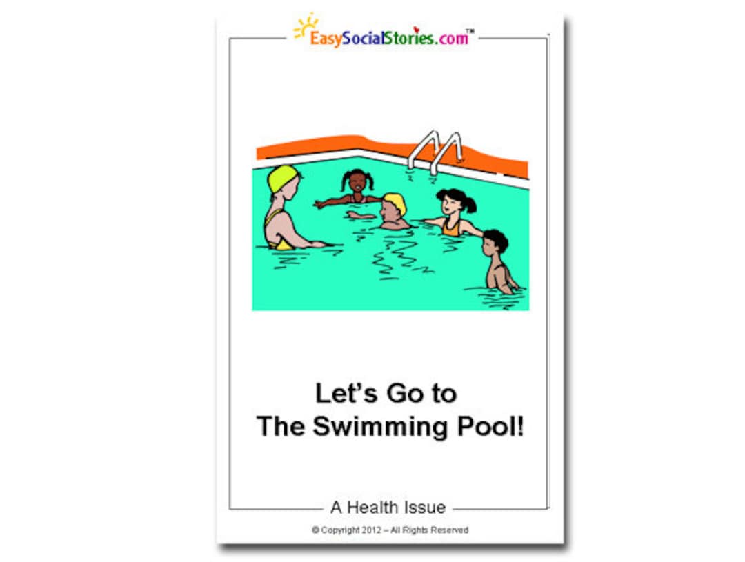 Let's Go to the Pool! - Easy Social Story - Etsy