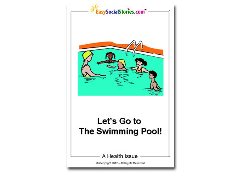 Let's Go to the Pool! - Easy Social Story - Etsy Australia