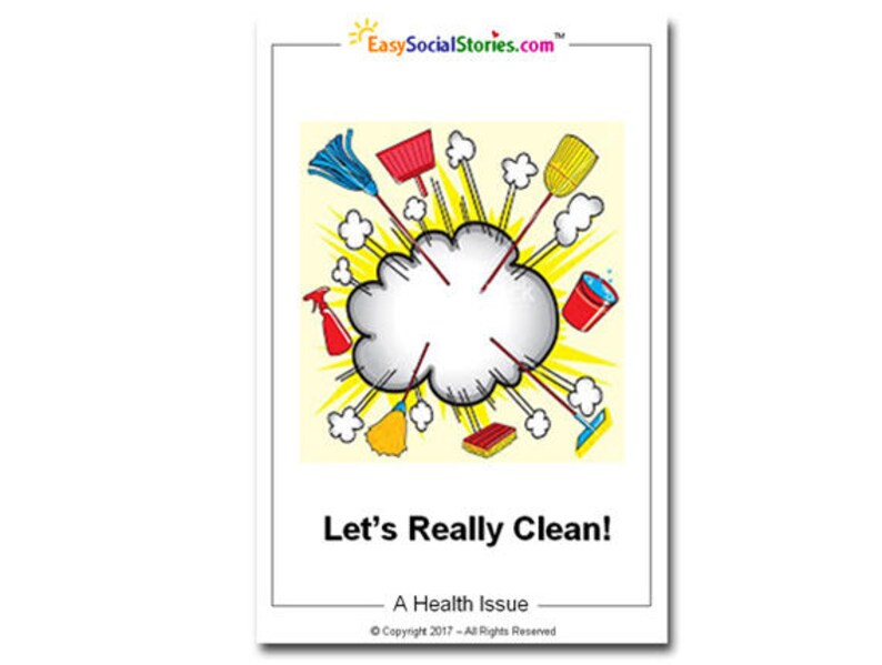 Let's Really Clean - Easy Social Story - Etsy