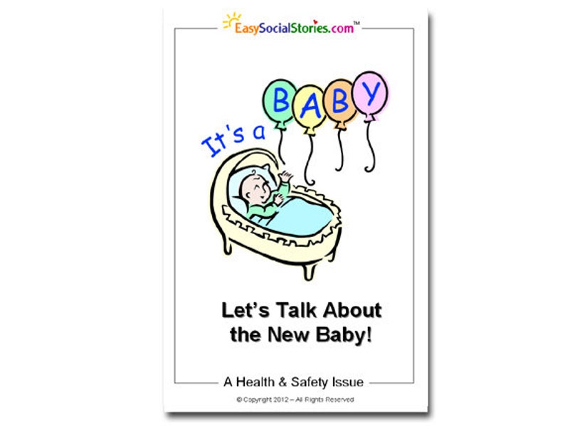 Let's Talk About the New Baby! - Easy Social Story - Etsy