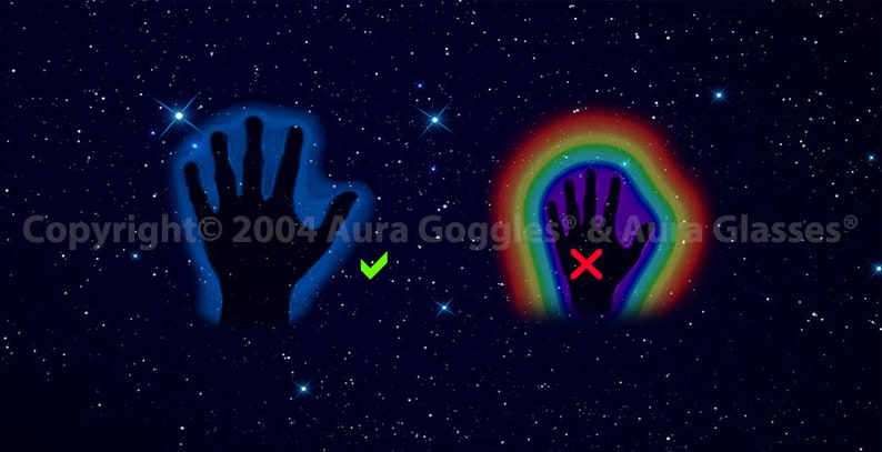 Official DICYANIN AURA GLASSES Meditation Occult Paranormal Ouija ...