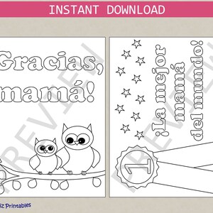 Printable Spanish Mother's Day Coloring Pages Mother's Day Coloring ...